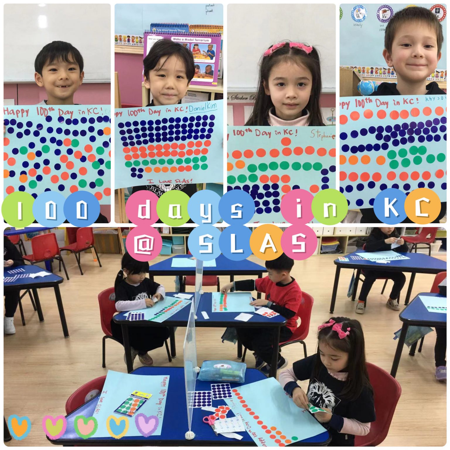 SLAS: 100 Days of School with love - Shanghai Livingston American School